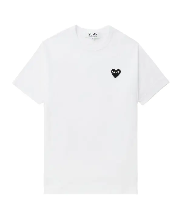 Comme Des Garçons Short-sleeved T-shirt - White/black