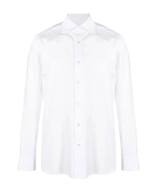 Zegna Classic Buttoned Shirt - White