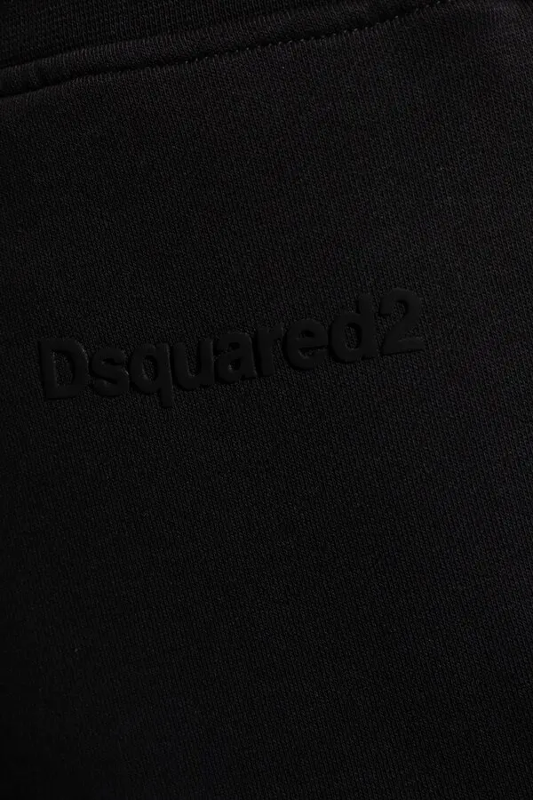 Dsquared2 Logo-rubberised Elasticated Waistband Shorts