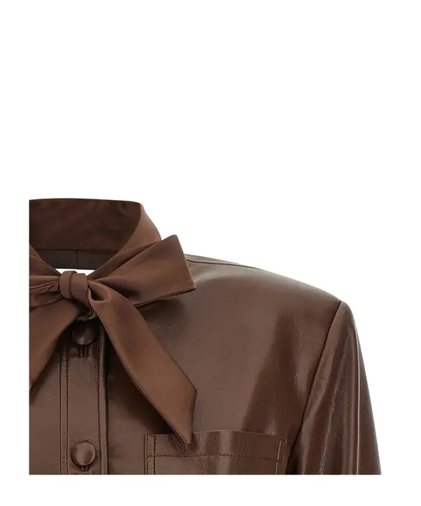 SELF-PORTRAIT Lavallière Belted Short Jumpsuit
