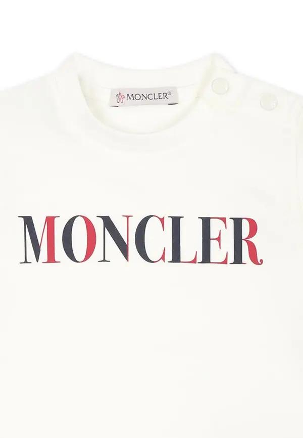 Moncler Logo Print Short Sleeve T-shirt