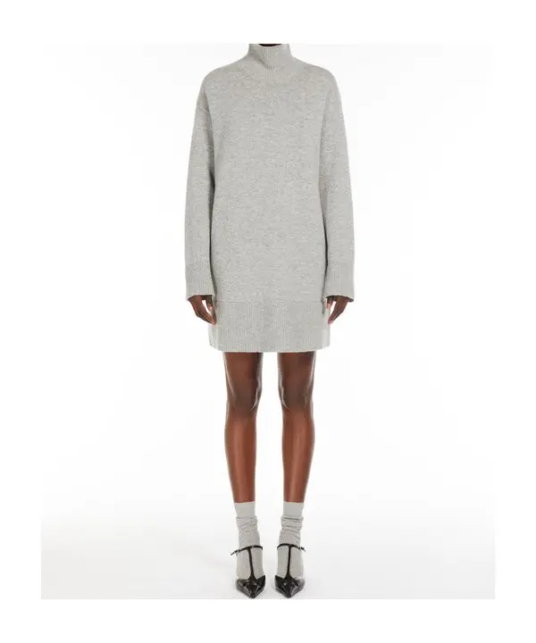 Max Mara Wool And Cashmere Polo-neck Dress