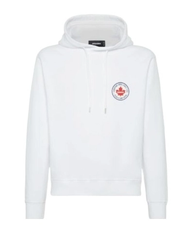 Dsquared2 Cotton Hoodie - White