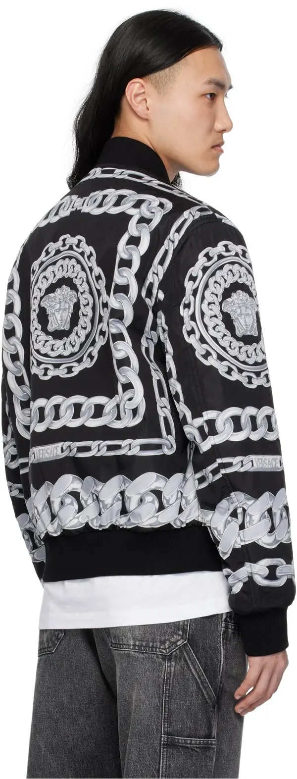Versace Reversible Zipped Bomber Jacket