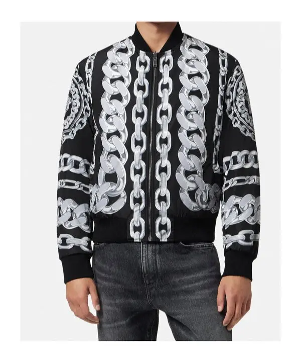 Versace Reversible Zipped Bomber Jacket