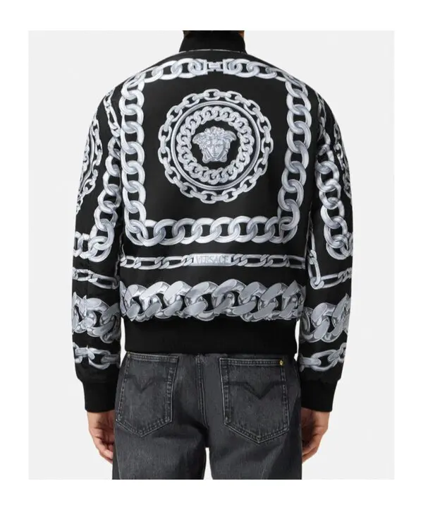 Versace Reversible Zipped Bomber Jacket