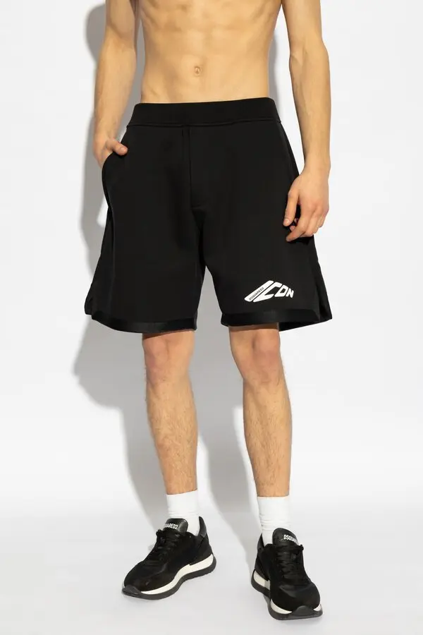 Dsquared2 Icon Logo Printed Sweat Shorts