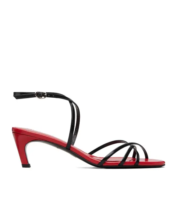 Proenza Schouler Uma Ankle-strap High-heeled Sandals - Black/red