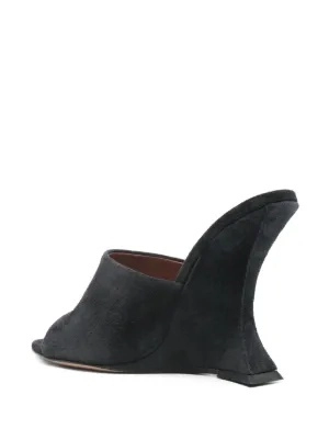 Paris Texas 105mm Suede Mules