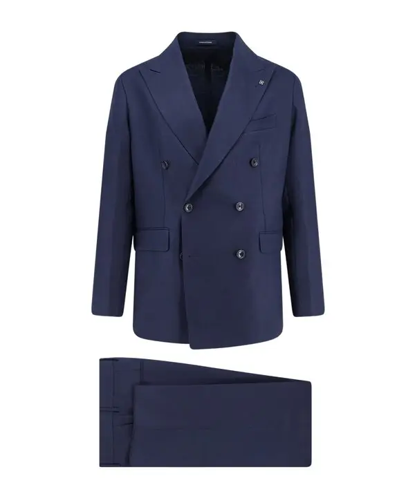 Tagliatore Double-breasted Peak-lapel Suit