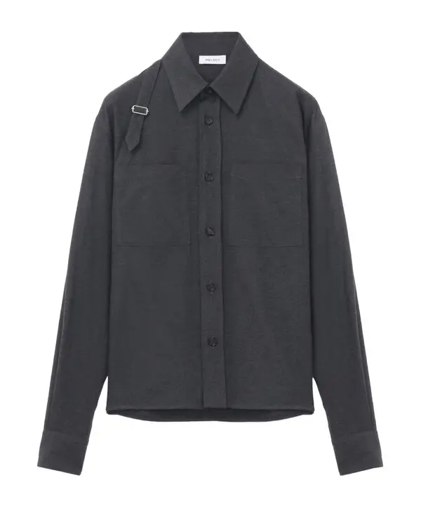 Alexander McQueen Harness Overshirt - Charcoal