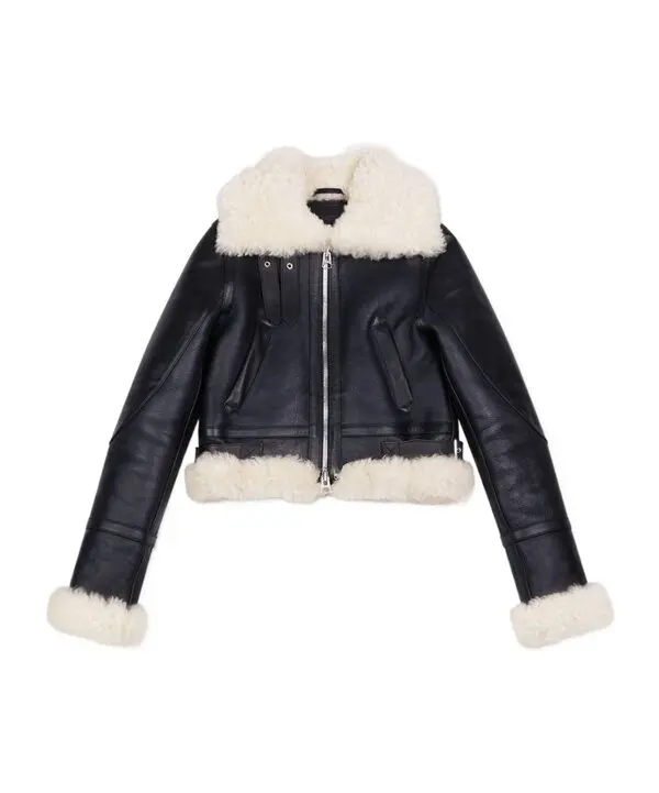Kenzo Shearling Bomber - Black