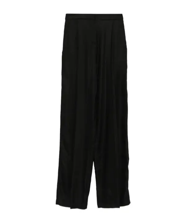 Elisabetta Franchi Pleated Trousers - Black
