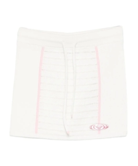 Casablanca Drawstring Trim Skirt - Pink
