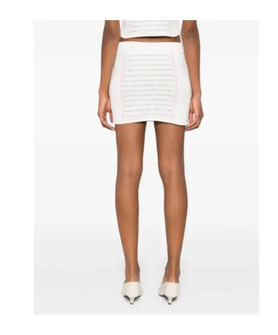 Casablanca Drawstring Trim Skirt