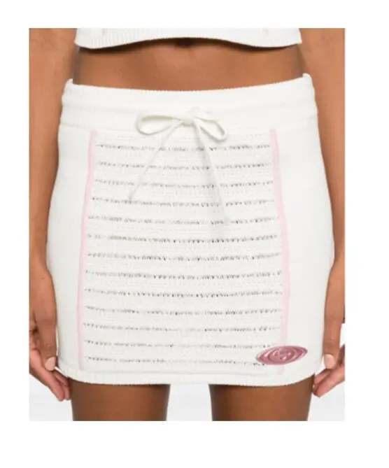 Casablanca Drawstring Trim Skirt