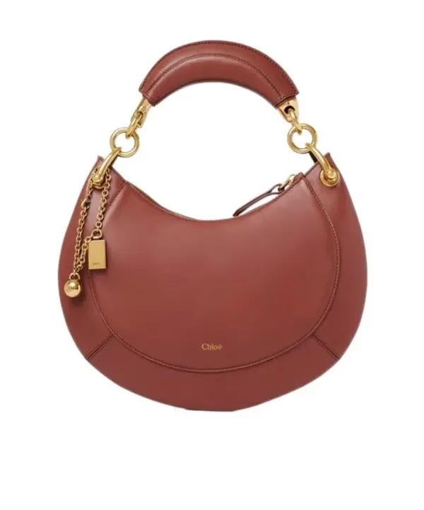 Chloé Marcie Small Hobo Shoulder Bag - Blush Brown