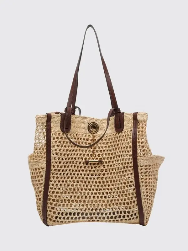 Chloé Woven Shoulder Bag - Nude