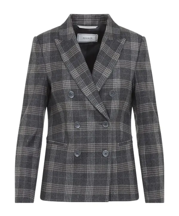 Peserico Plaid Suit Jacket