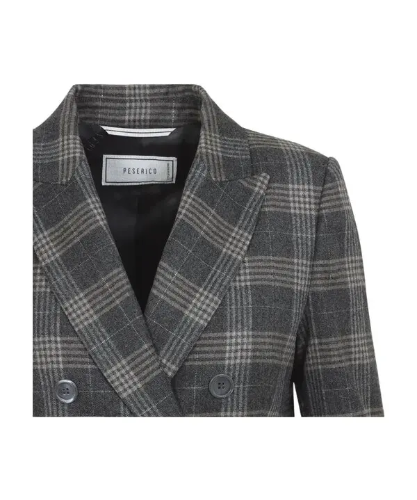 Peserico Plaid Suit Jacket