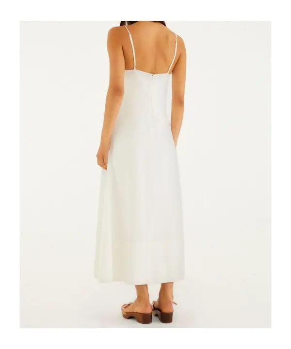 Farm Rio Off-white Paper Boat 3d Maxi Dress