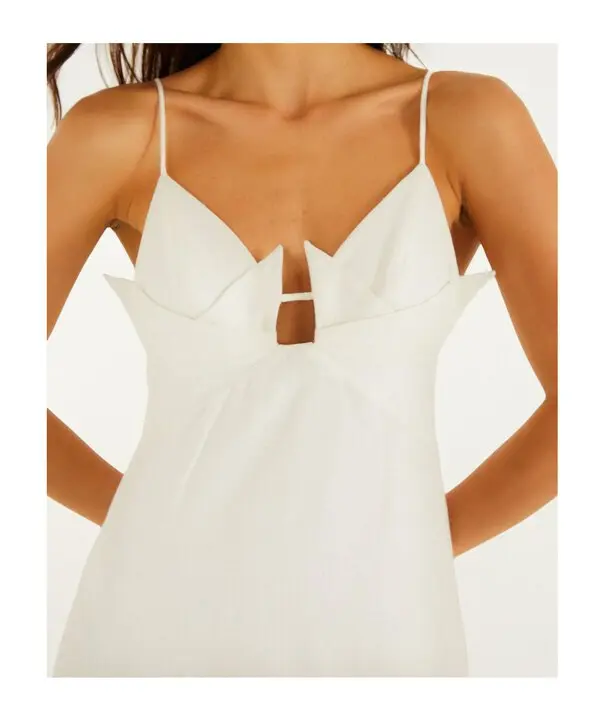 Farm Rio Off-white Paper Boat 3d Maxi Dress
