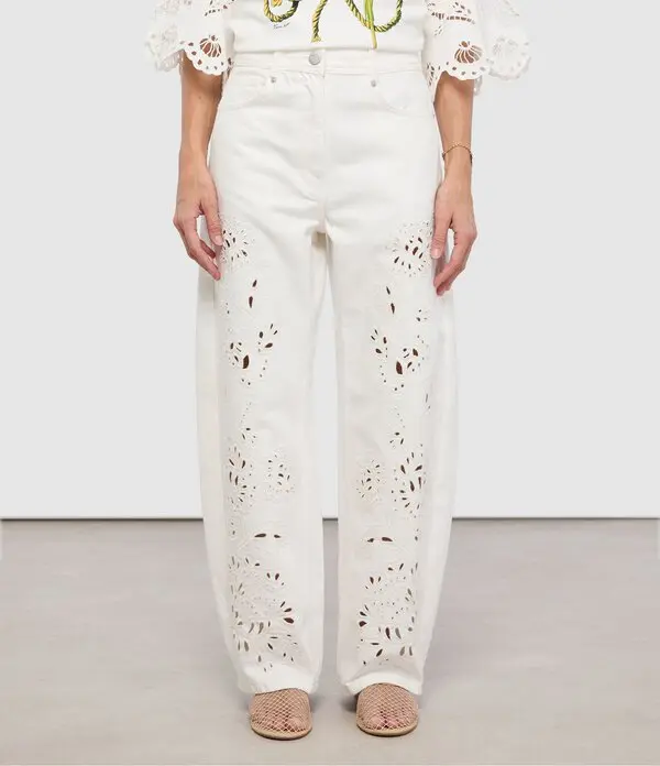 Farm Rio Broderie Anglaise Jeans