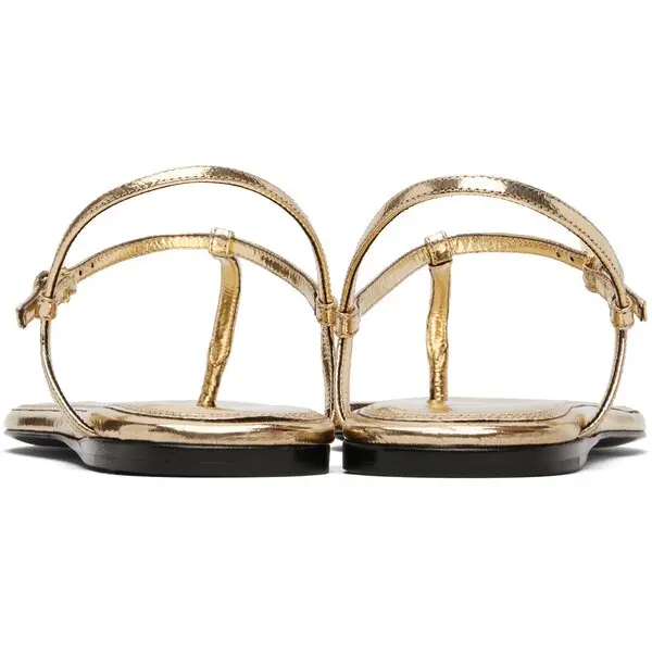 Paris Texas Metallic Flat Sandals