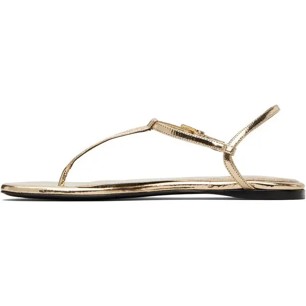 Paris Texas Metallic Flat Sandals