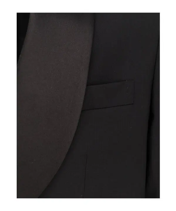 Tagliatore Long-sleeved Blazer And Trousers Set