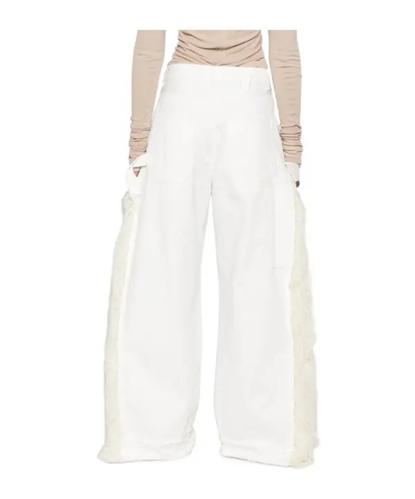 DARKPARK Fringed Raw-hem Jeans