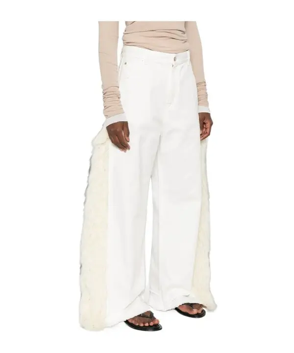 DARKPARK Fringed Raw-hem Jeans