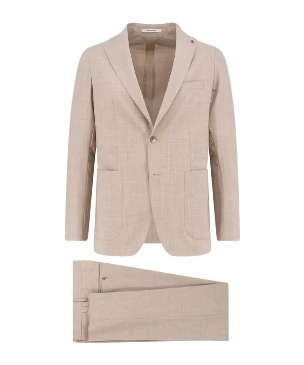 Tagliatore Single-breasted Suit - Beige