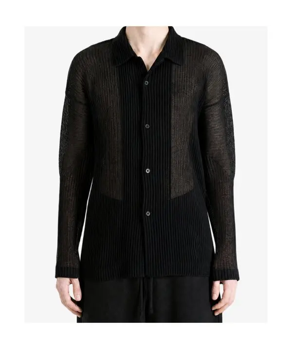 Issey Miyake Homme Plissé Sheer Pleated Shirt
