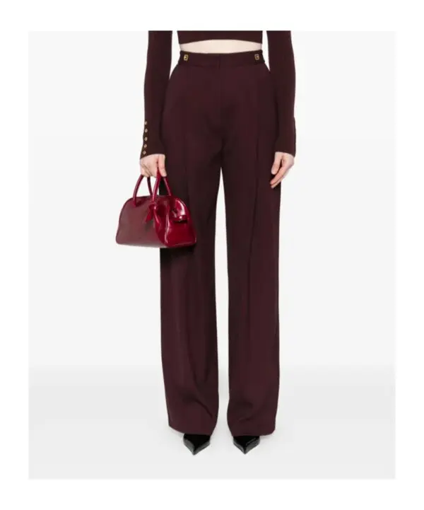 Elisabetta Franchi Pleated-front Trousers