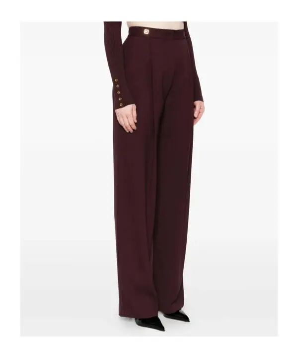 Elisabetta Franchi Pleated-front Trousers