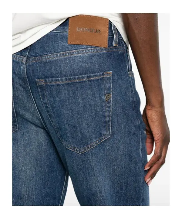 DONDUP Faded-effect Turn-up Jeans