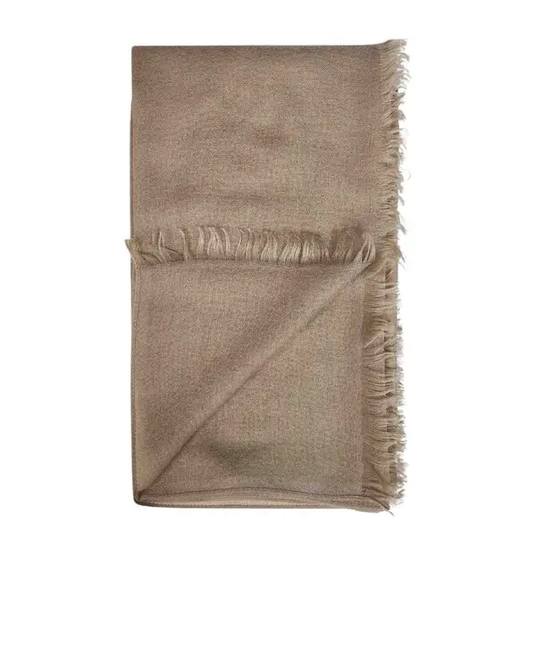 Brunello Cucinelli Tasseled Scarf - Brown