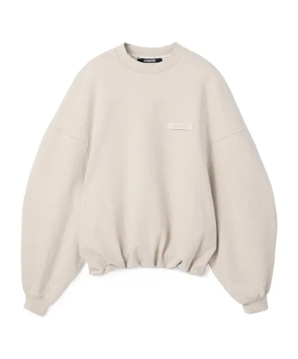 Jacquemus Long-sleeved Sweatshirt - Light Beige