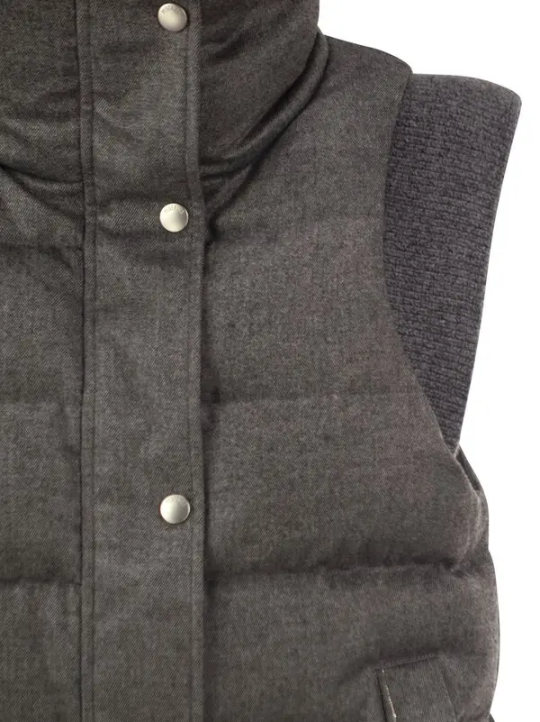 Peserico High-neck Down Vest