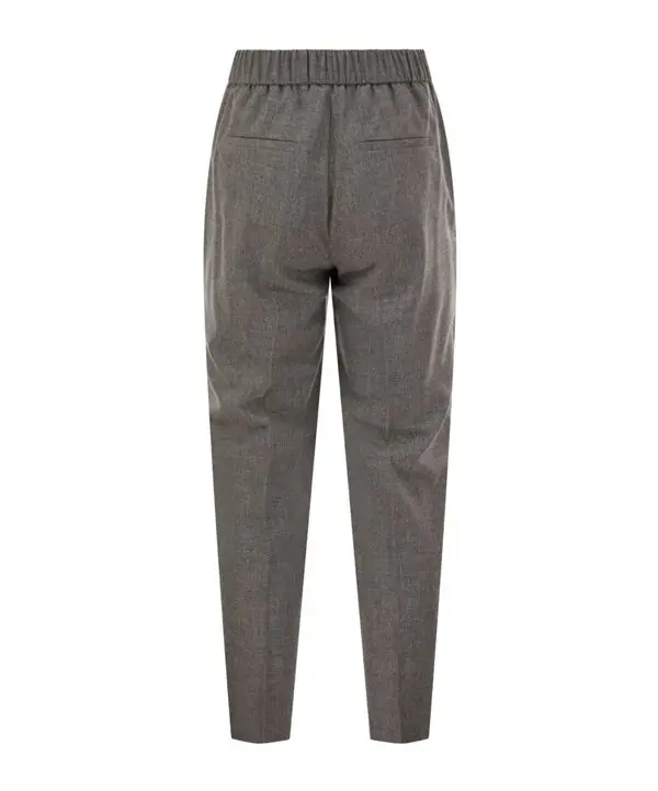 Peserico Trousers With Elasticated Waistband