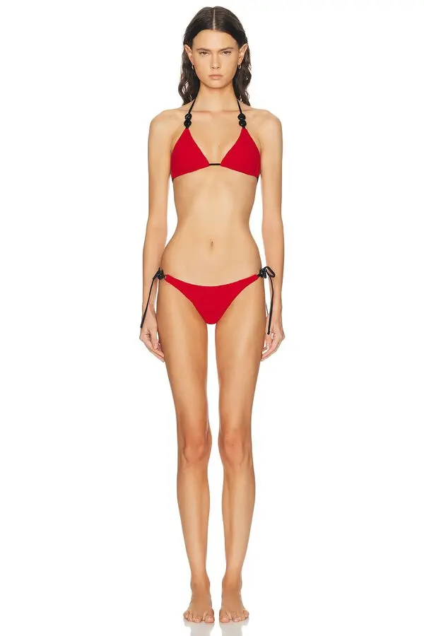 CARO LUNA Gisela Bikini Set - Red