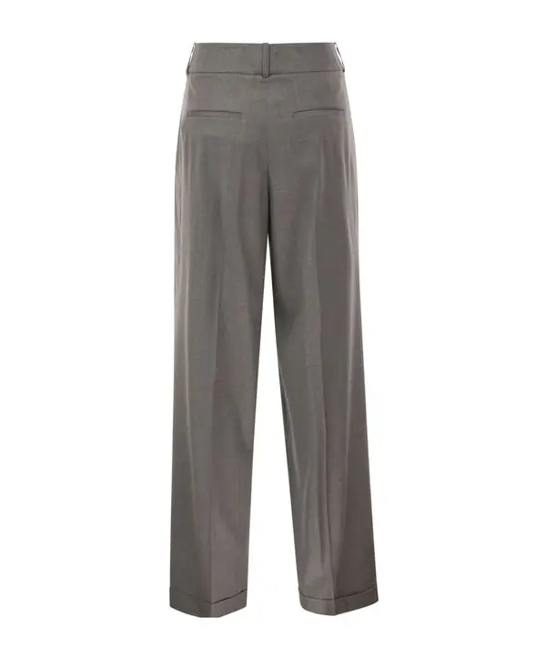 Peserico Pleated Twill Trousers