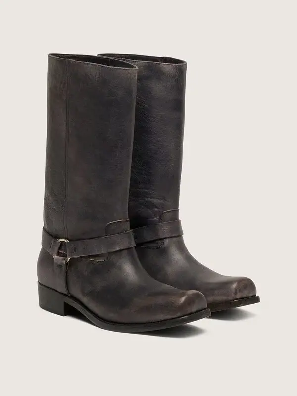 GOLDEN GOOSE Square-toe Biker Boots