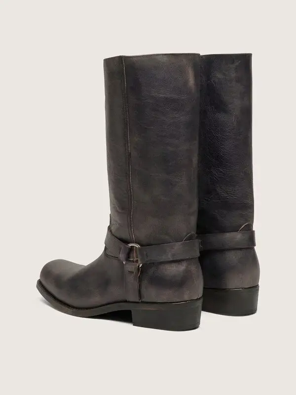 GOLDEN GOOSE Square-toe Biker Boots