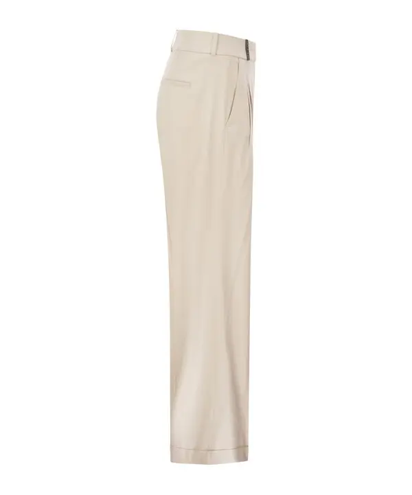 Peserico Pleated Wide-leg Trousers - No