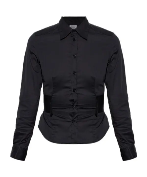 Vetements Waist-cinching Shirt - Black