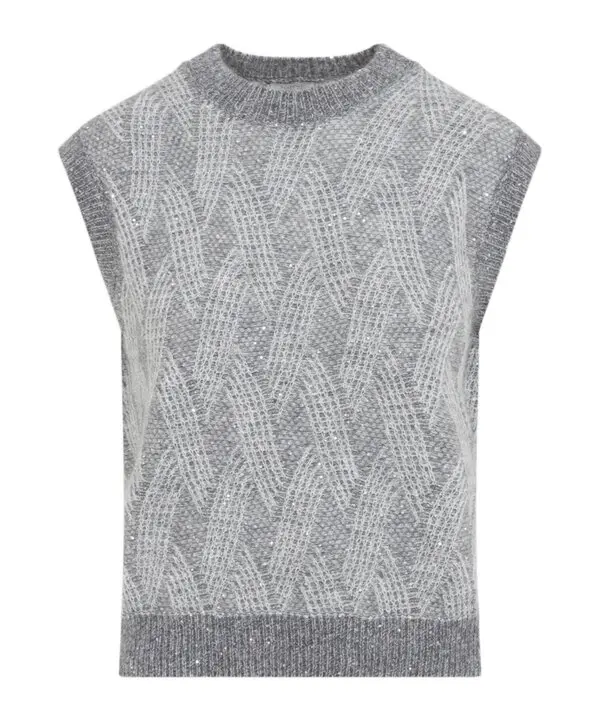 Peserico Wool, Alpaca And Mohair Vest