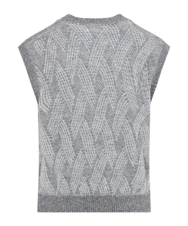 Peserico Wool, Alpaca And Mohair Vest