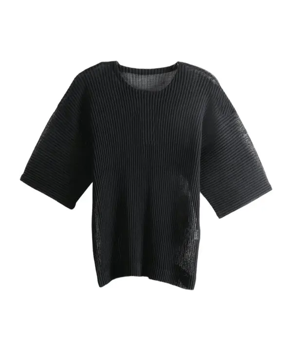 Issey Miyake Crew-neck T-shirt - Black